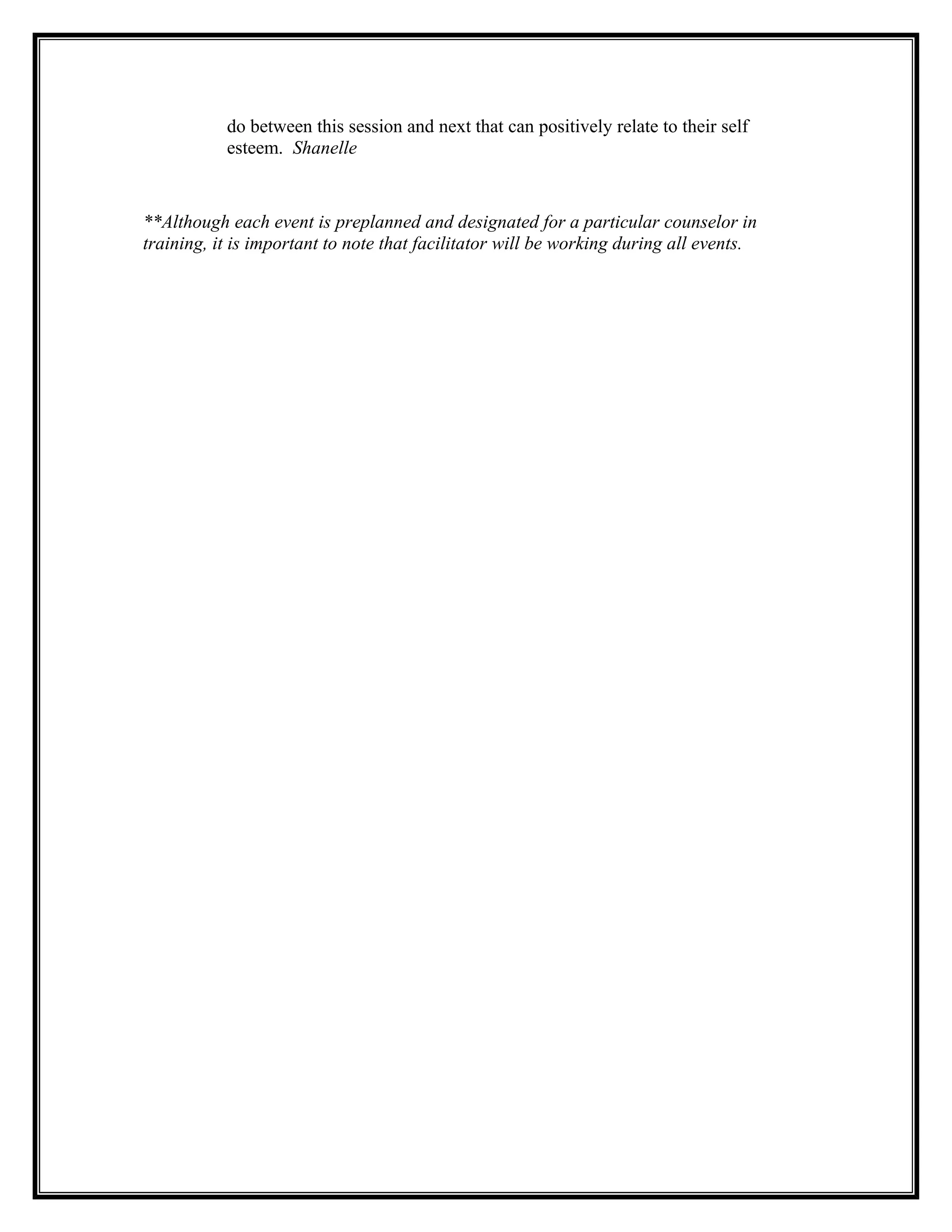 Counseling Group Lesson Plan | DOC