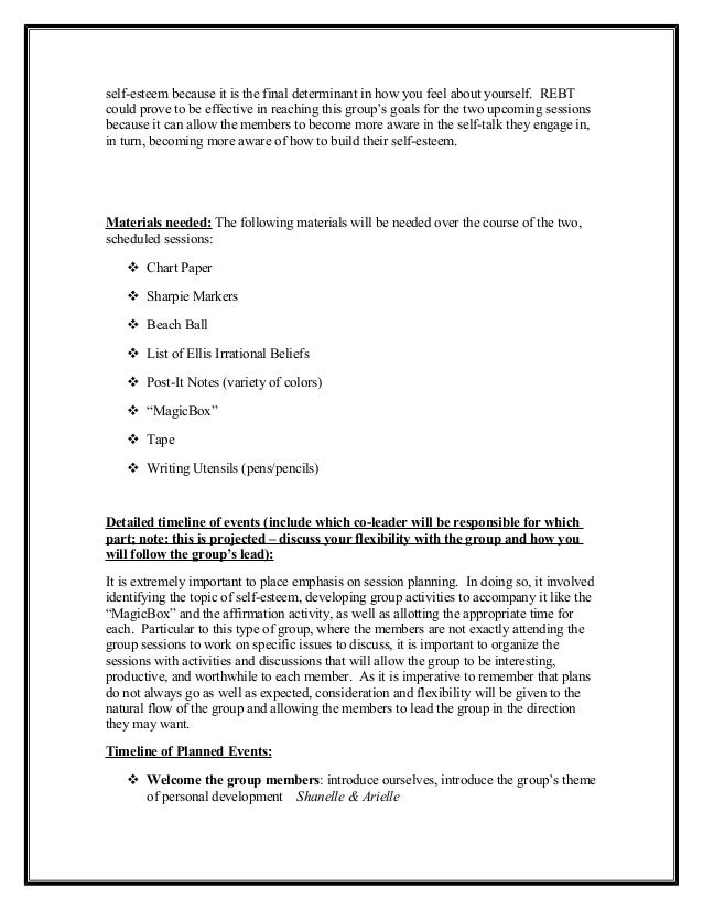 Counseling Group Lesson Plan Counseling Group Lesson Plan