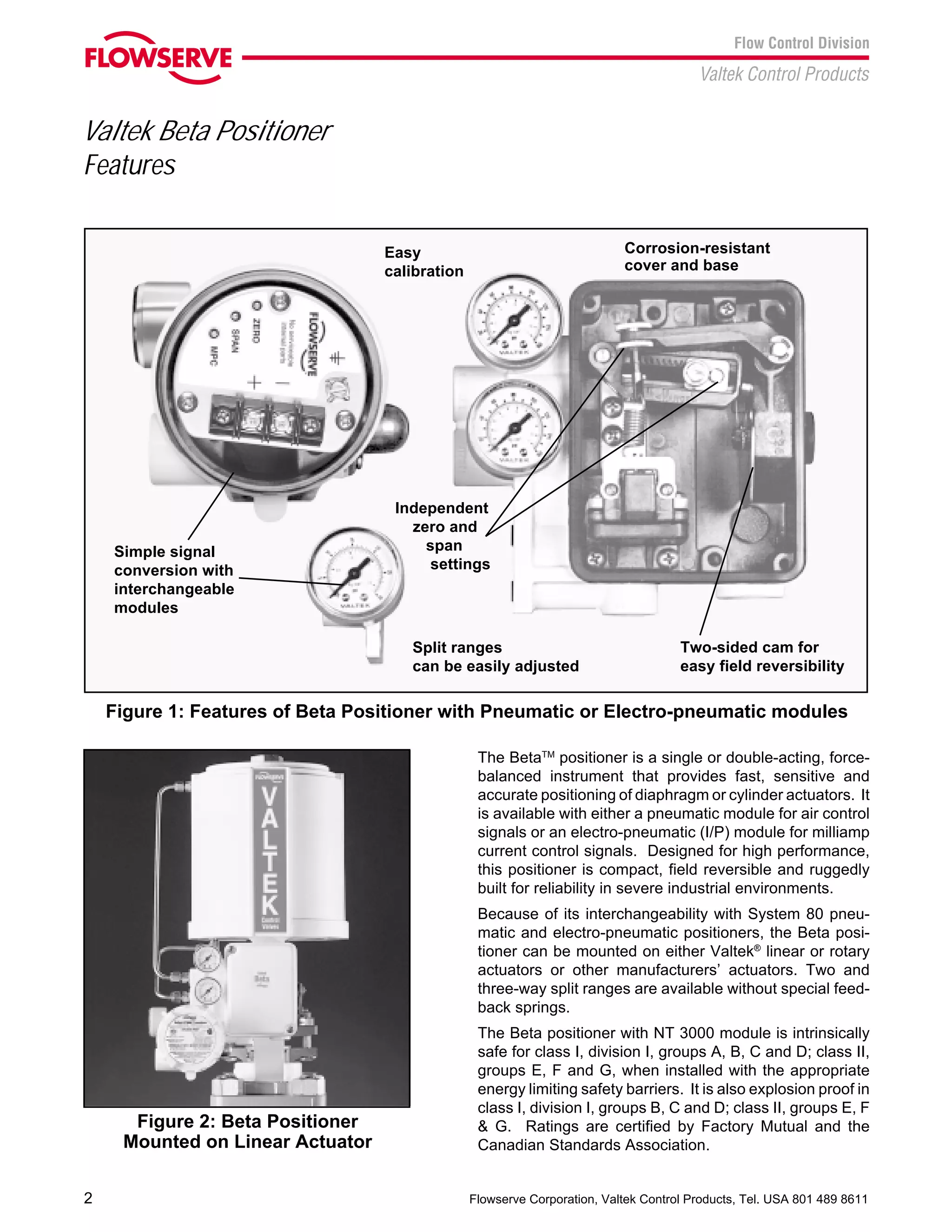 Valtek Beta NT3000 Flowserve | PDF