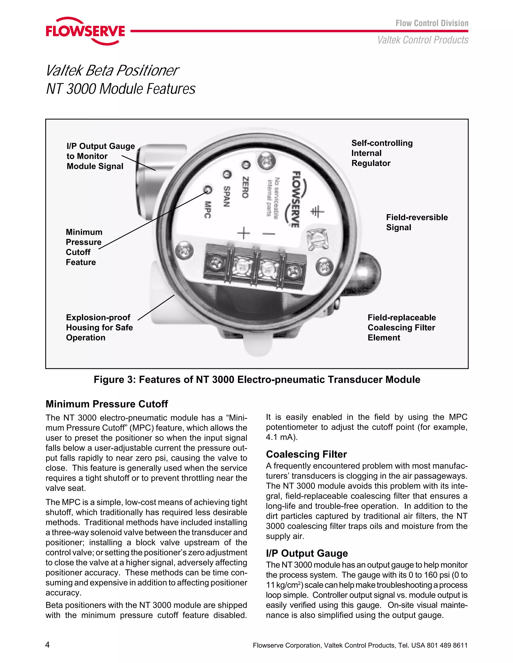 Valtek Beta NT3000 Flowserve | PDF