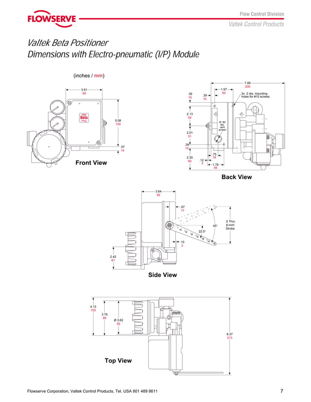 Valtek Beta NT3000 Flowserve | PDF