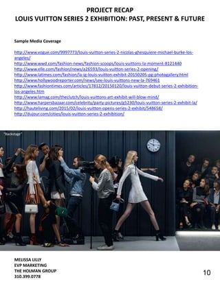 LV Series 2 Recap to Louis Vuitton | PDF