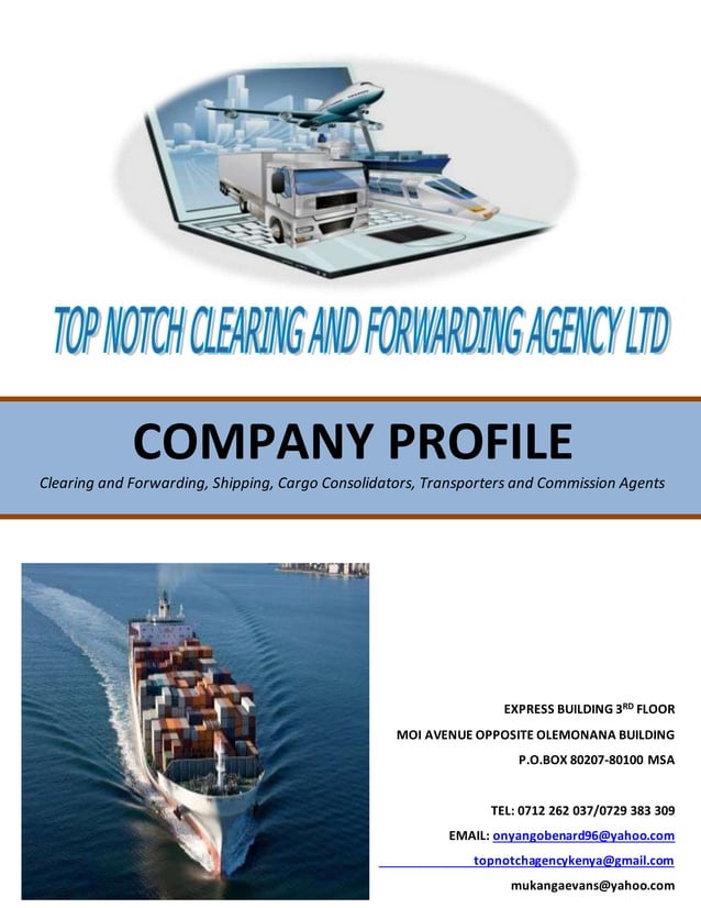 TOP NOTCH CLEARING AND FORWARDING AGENCY | DOCX