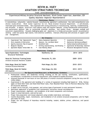 aviation resume | DOCX