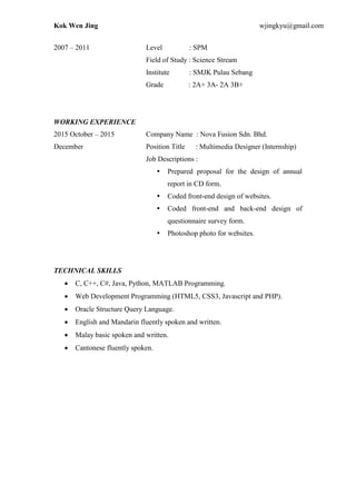 Resume | PDF
