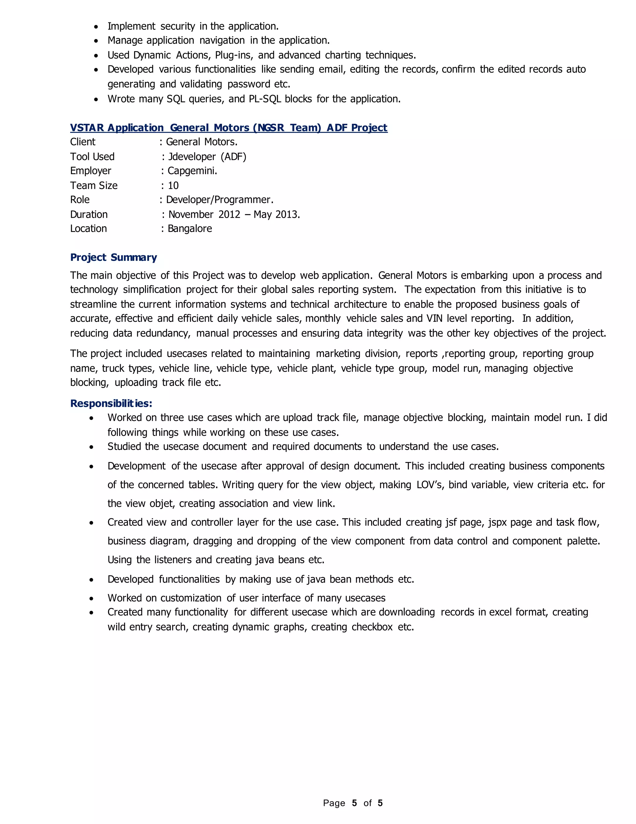 Resume--Nilesh_kumar_singh_ADF | PDF