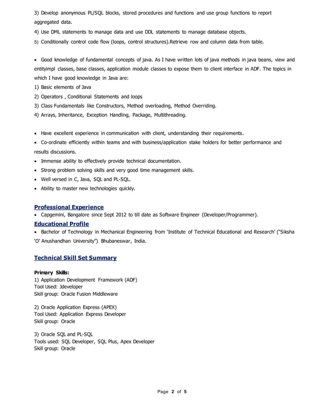 Resume--Nilesh_kumar_singh_ADF | PDF