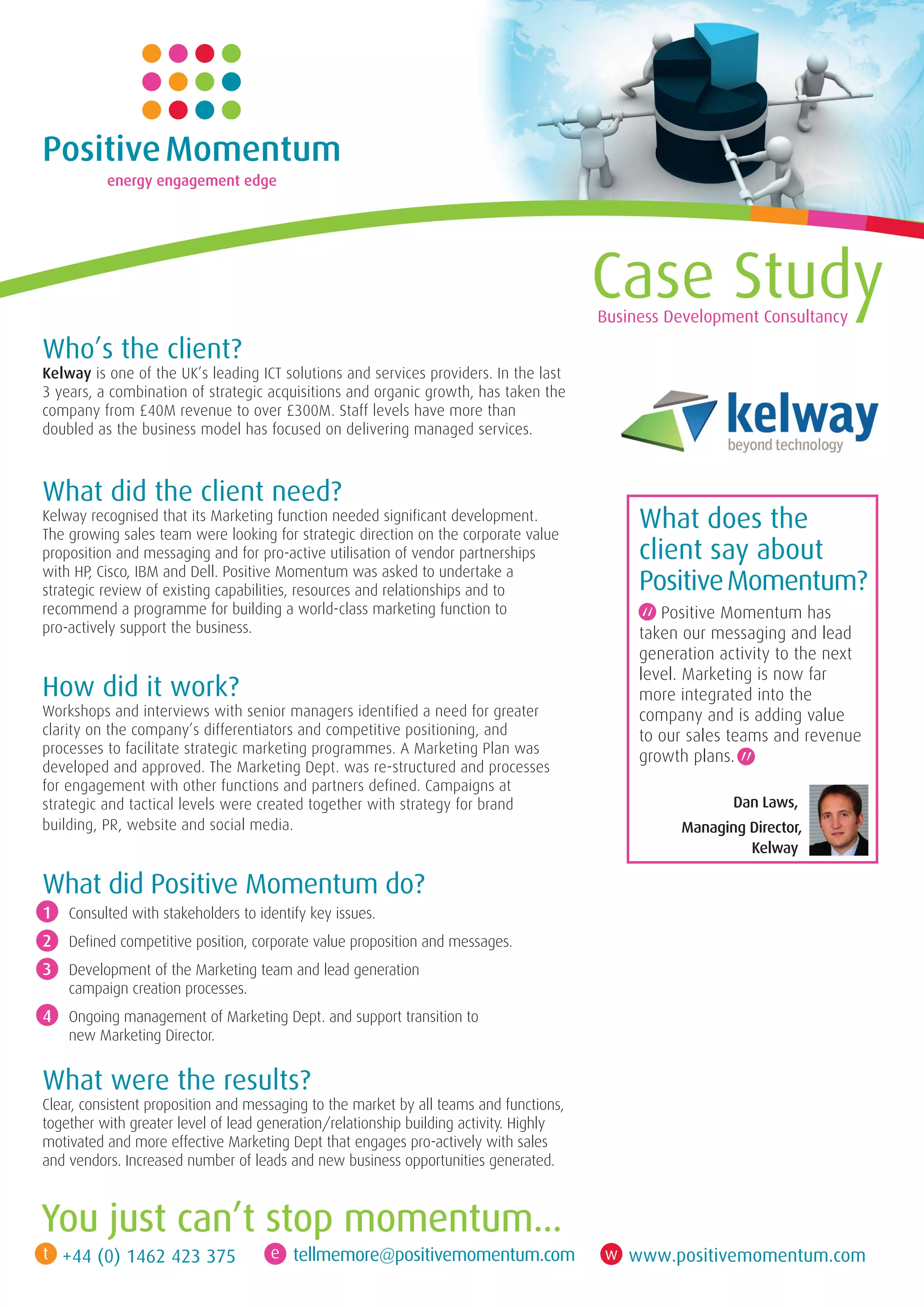 Business Development case study - Kelway | PDF