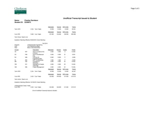 Unofficial_Transcript_2016 | PDF | Undergraduate Education | College ...