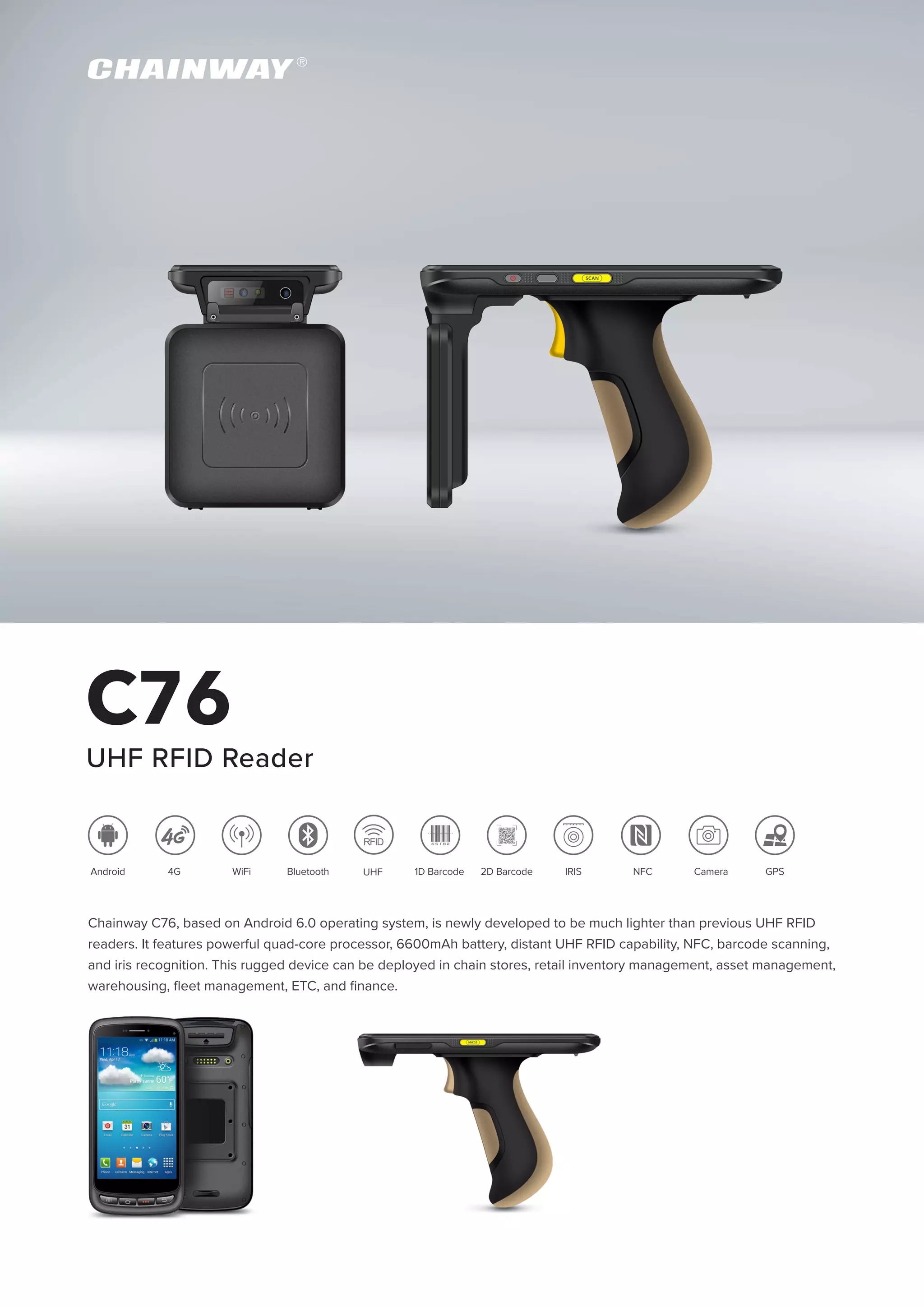Chainway C76 Mobile Computer | PDF