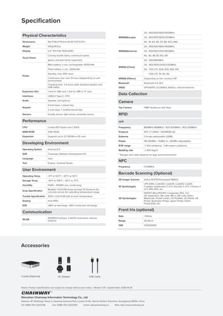 Chainway C76 Mobile Computer | PDF