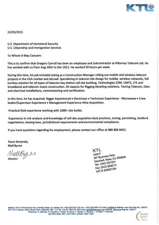 KTL - Ref Letter | PDF