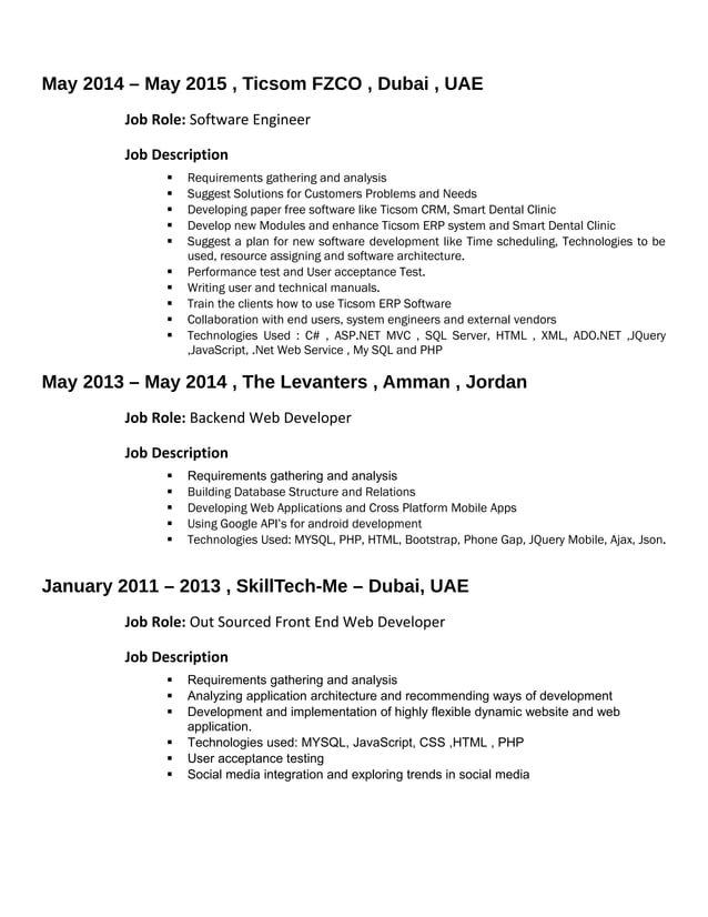 Moayad Rayyan Cv | PDF