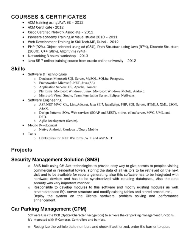 Moayad Rayyan Cv | PDF