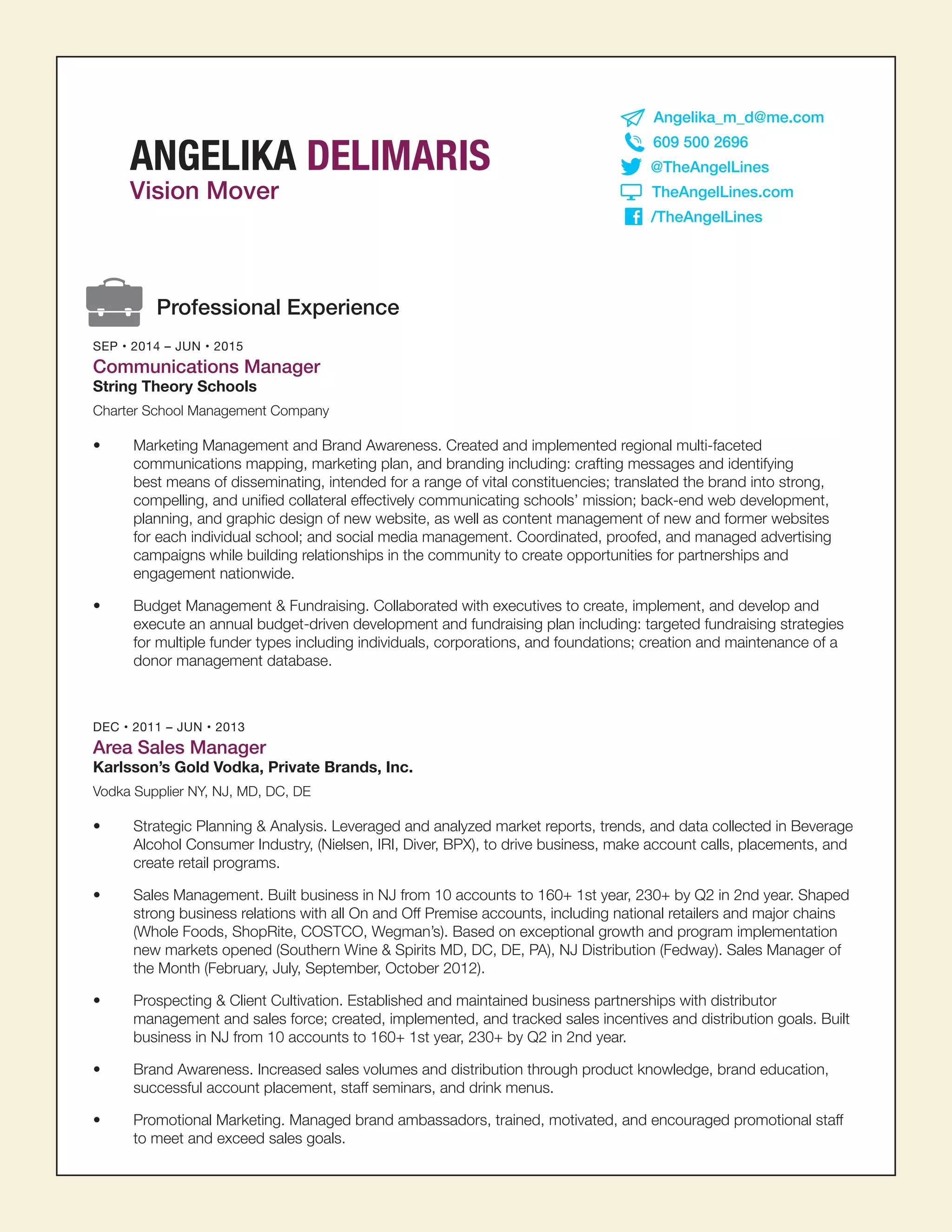 AngelikaDelimarisResume-1 | PDF