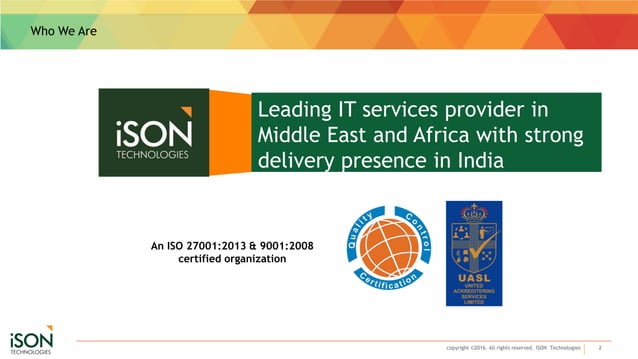 ISON Technologies Overview Presentation | PPT