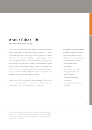 Cibes Product Range Brochure | PDF