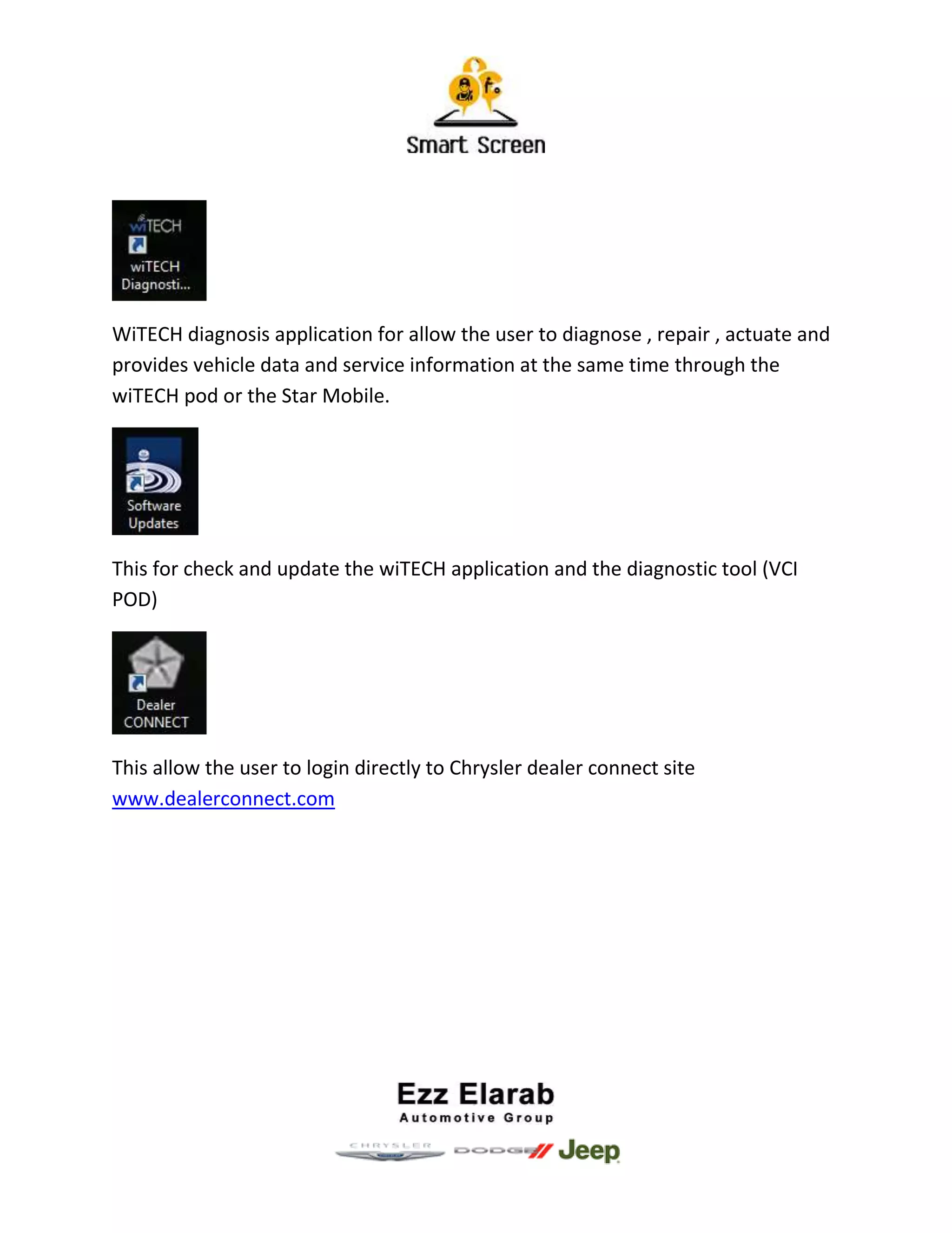 Chrysler Smart Screen | PDF