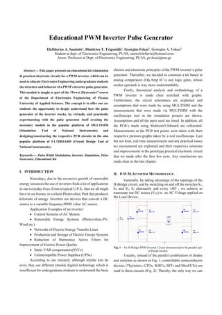 educational pwm inverter pulse generator | PDF