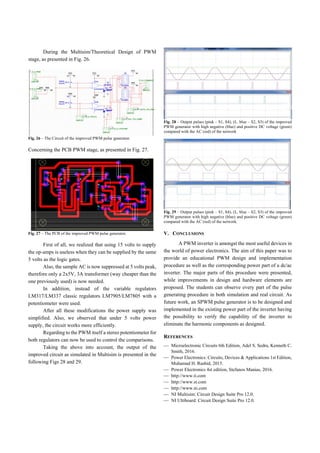 educational pwm inverter pulse generator | PDF