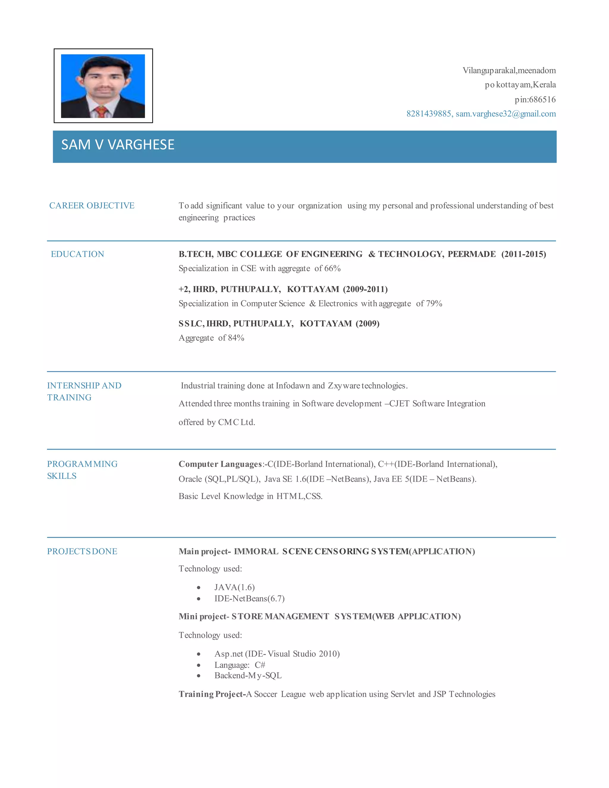 resumesa | DOCX | Programming Languages | Computing