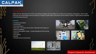 Calpak USA PPT | PDF