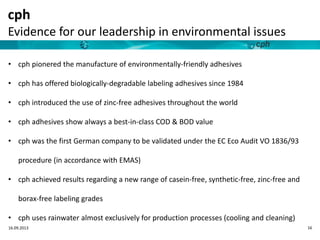 CPH GROUP COMPANY PRESENTATION | PPT