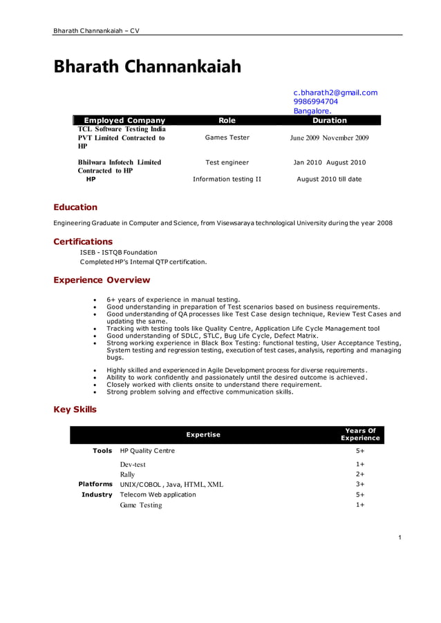 Bharath_Channankaiah_testing_resume_6plus_year | PDF