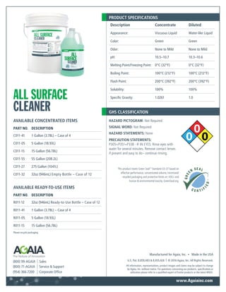 ALL SURFACE CLEANER | PDF