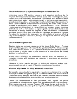 VTS Director GS-2150-13 | DOC