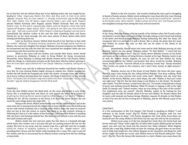 UNANSWERED CRIES-Analysed by Kakira, S.A. | PDF | Sports