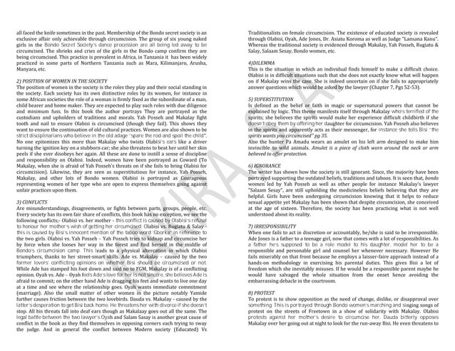 UNANSWERED CRIES-Analysed by Kakira, S.A. | PDF | Sports