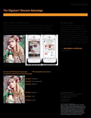 Digimarc Discover Digital Watermarking Demo Materials | PDF