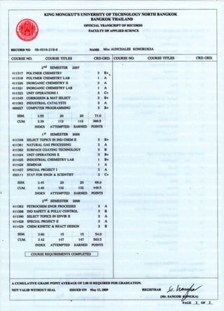 transcript KMUTNB | PDF