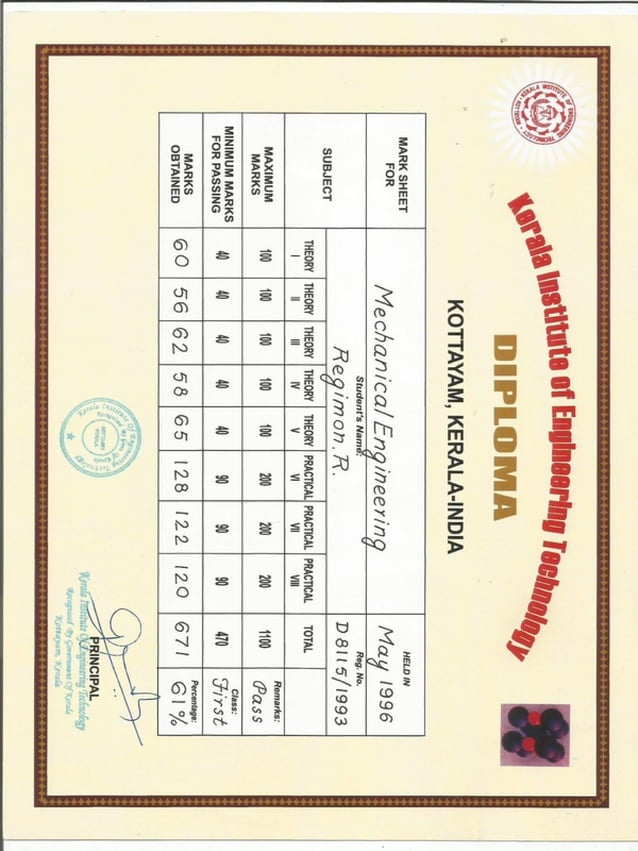 diploma certificate | PDF