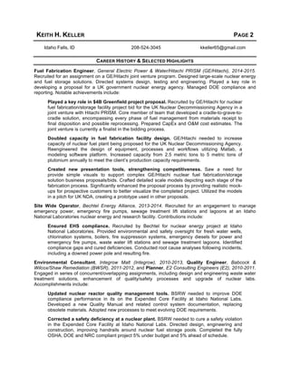 Keller, Keith EXPANDED RESUME | PDF