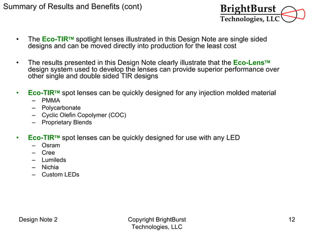 DESIGN NOTE 2 - TIR Lenses | PDF