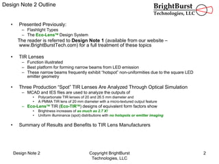 DESIGN NOTE 2 - TIR Lenses | PDF