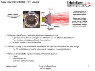 DESIGN NOTE 2 - TIR Lenses | PDF