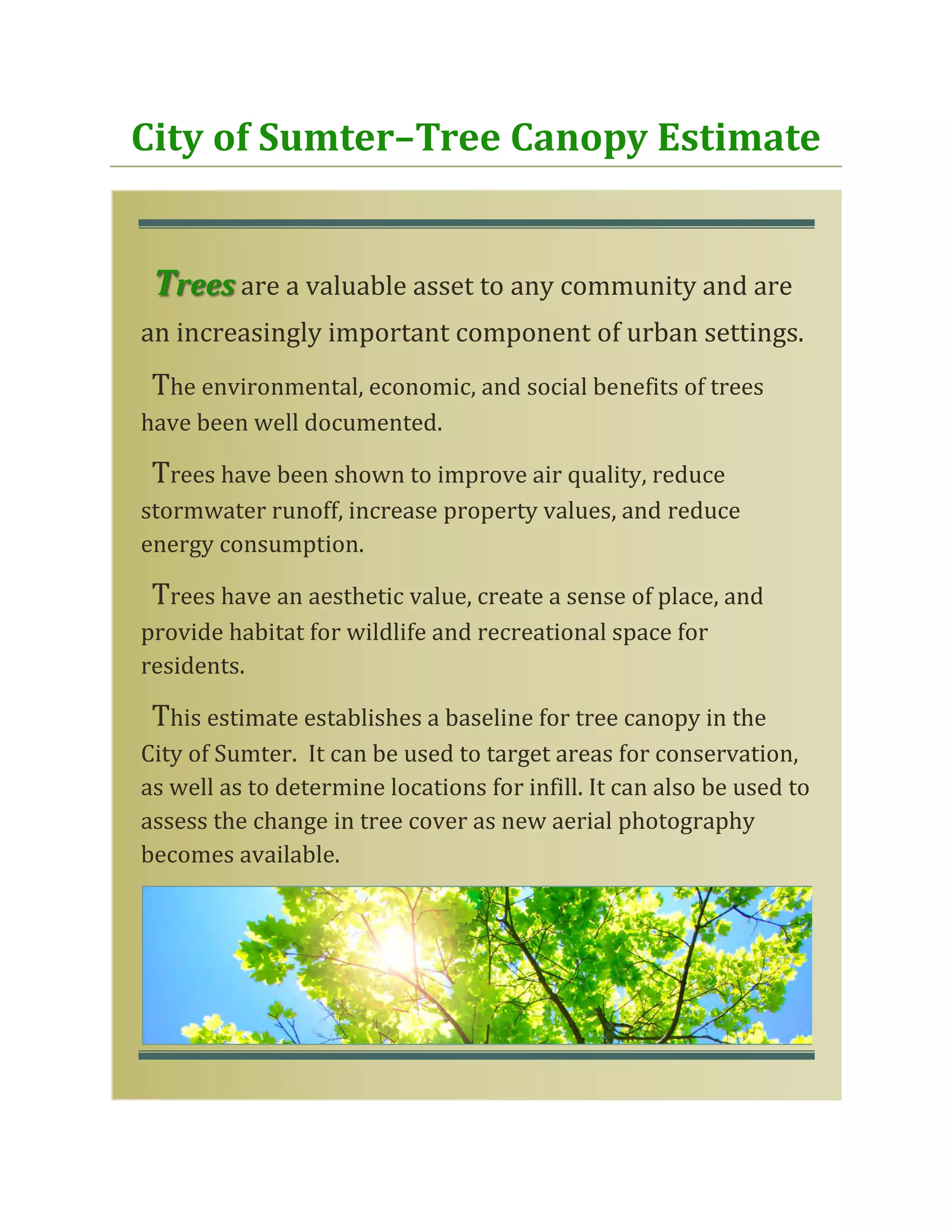 2007_tree_canopy_analysis_final_version_rfs | PDF | Land and Farms ...