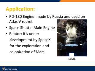 Staged combustion cycle (893282533) | PPTX