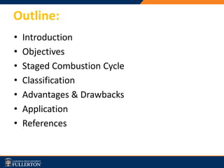 Staged combustion cycle (893282533) | PPTX