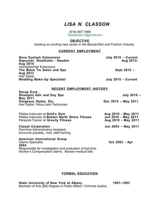 Lisa resume 2015 final April 16 | DOC