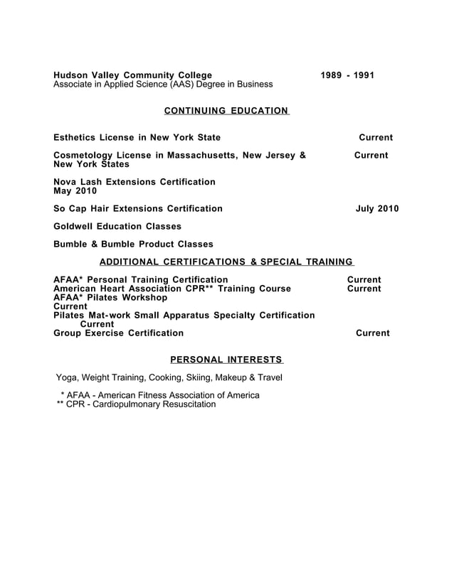 Lisa resume 2015 final April 16 | DOC