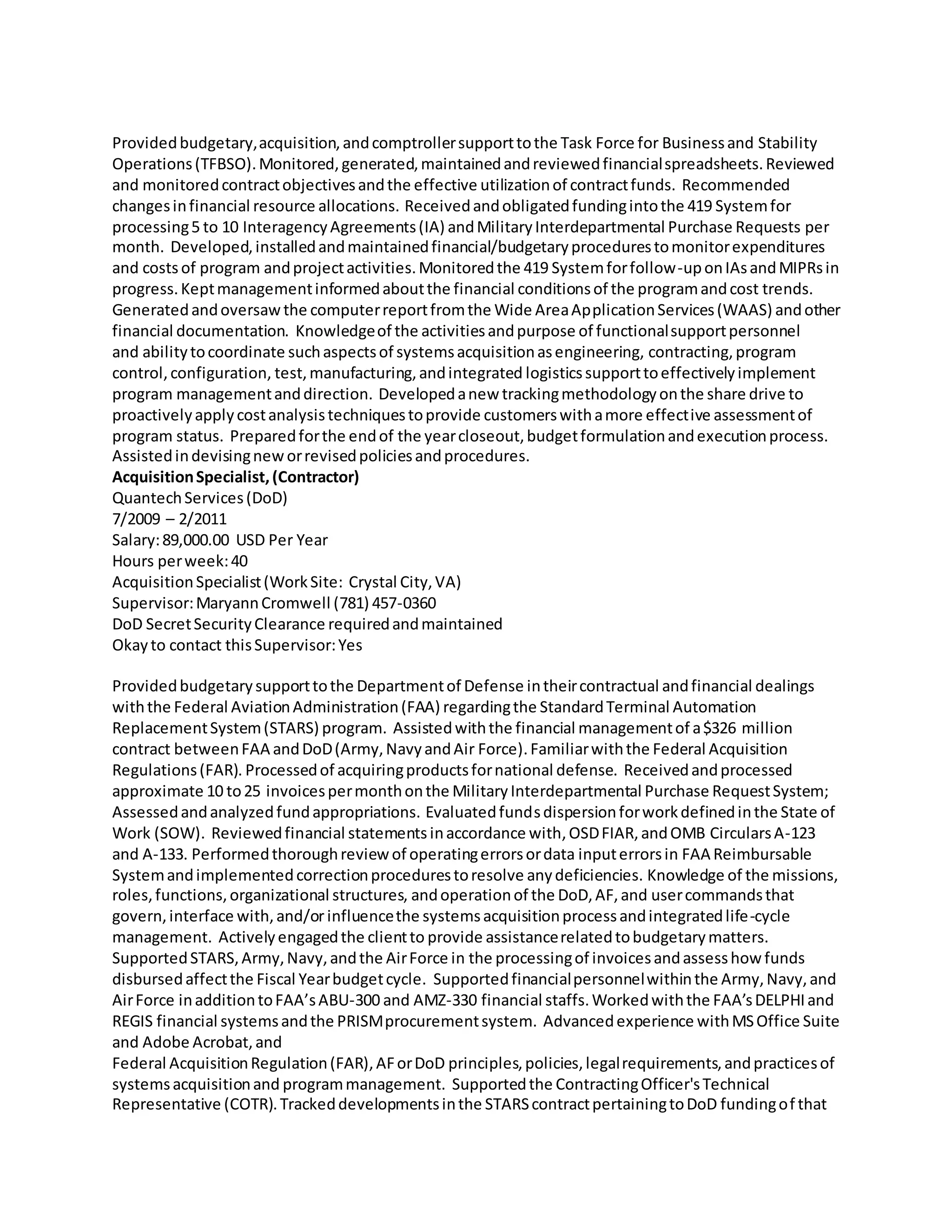 Resume Yolanda Greene | DOCX