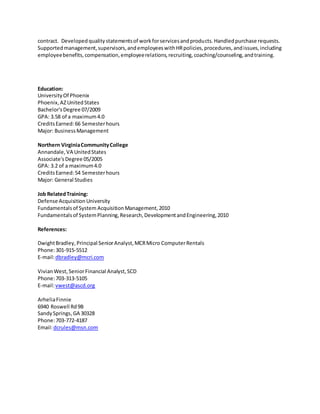 Resume Yolanda Greene | DOCX