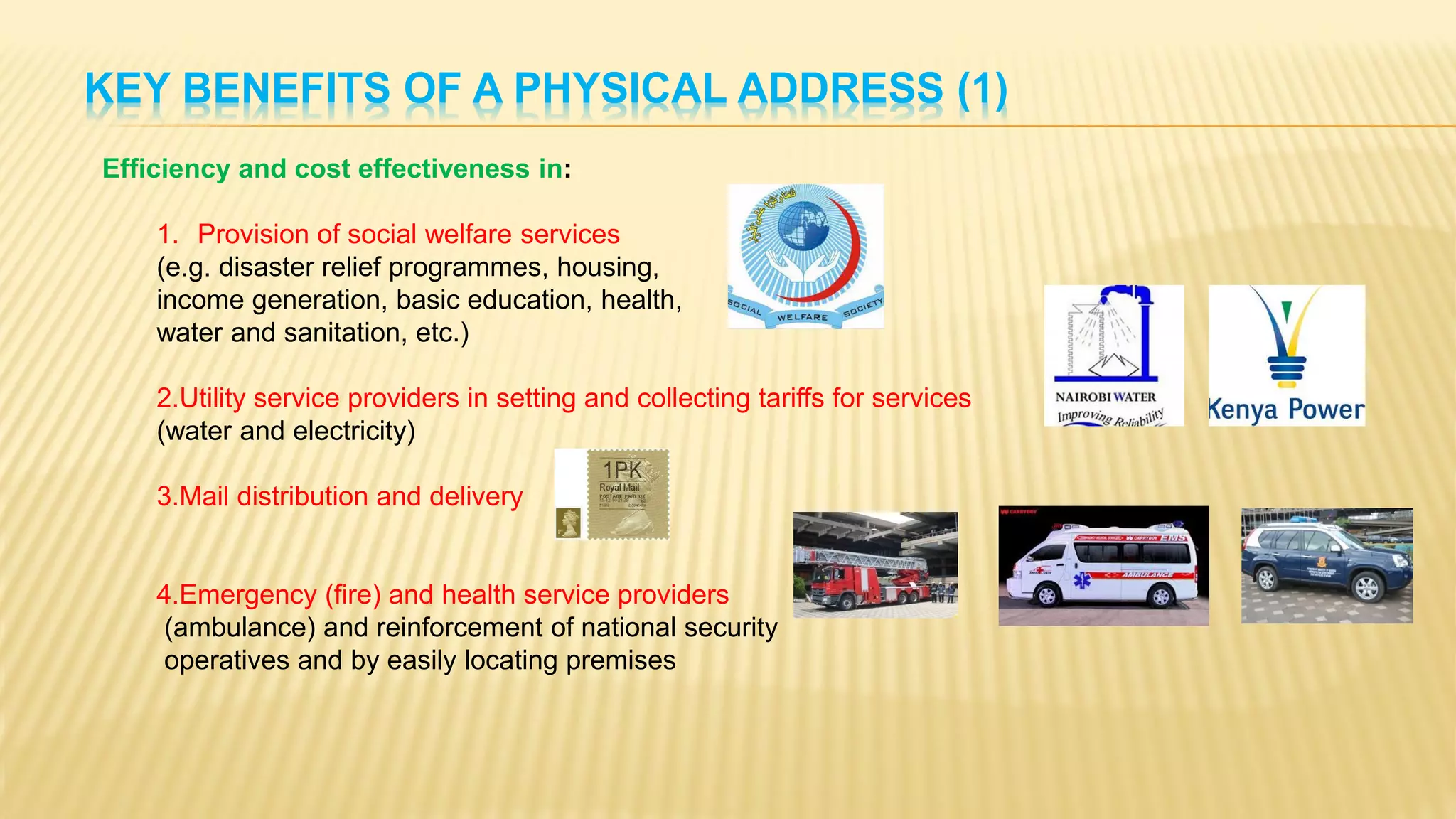 Establishment of a Physical Address System for Nairobi City County ...