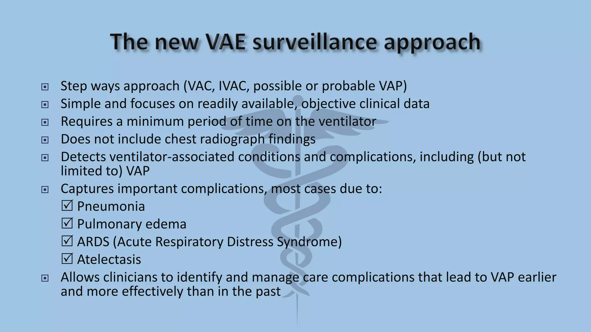 Ventilator-Associated Event (VAE2) | PPTX