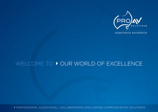 Pro AV Solutions Corporate Profile | PDF