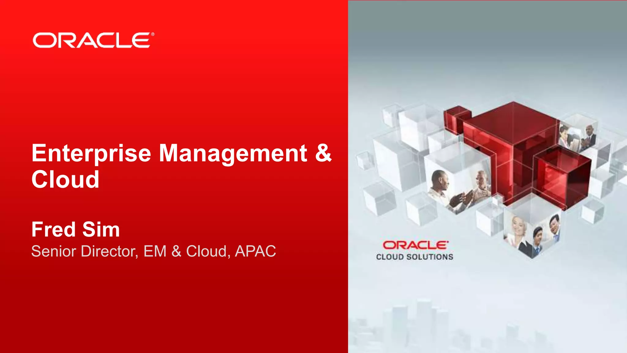 Oracle - Enterprise Manager 12c Overview | PDF | Cloud Computing | Internet